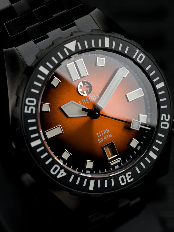 TITAN Orange Fumé – EREBUS WATCH