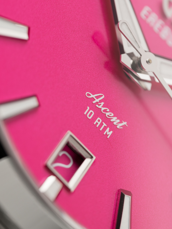 ASCENT 39 Pink Enamel – EREBUS WATCH