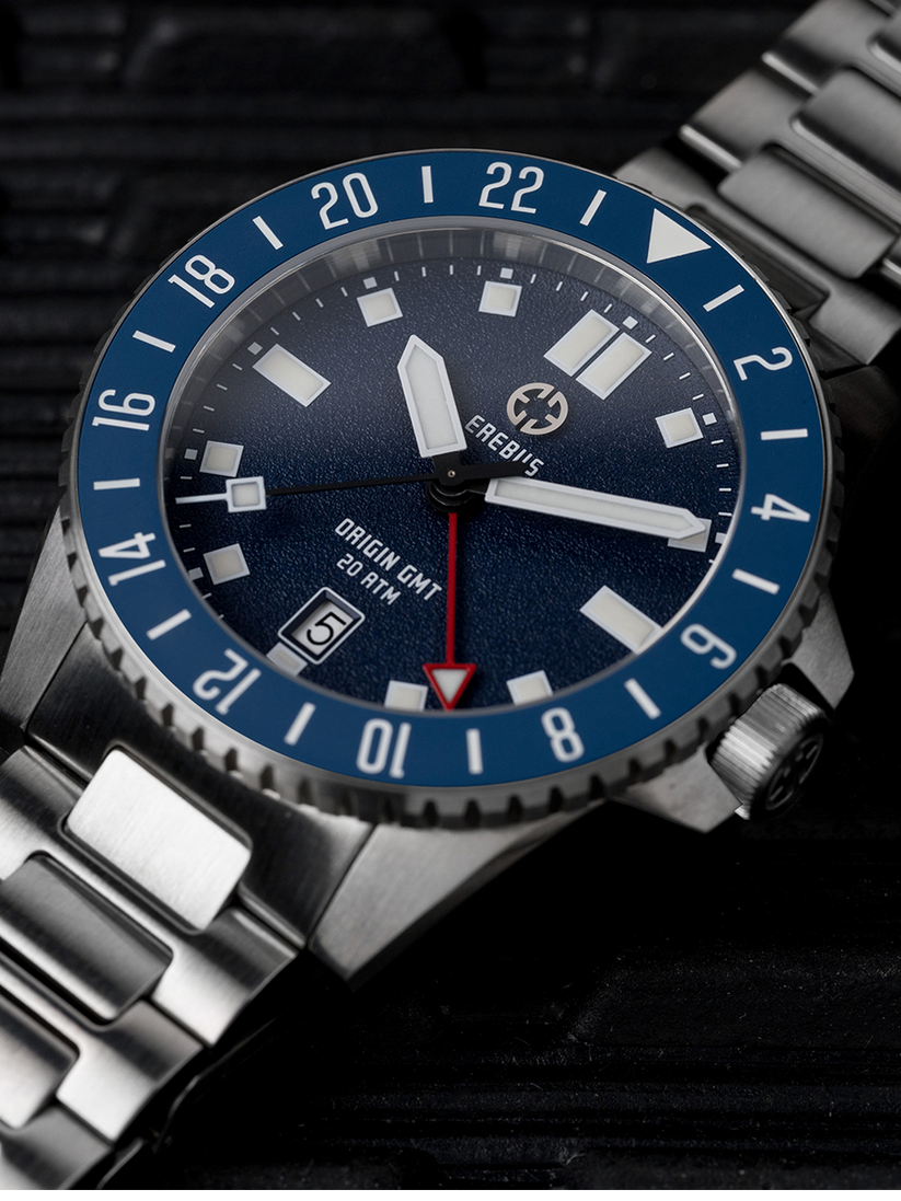 ORIGIN GMT Classic Blue – EREBUS WATCH