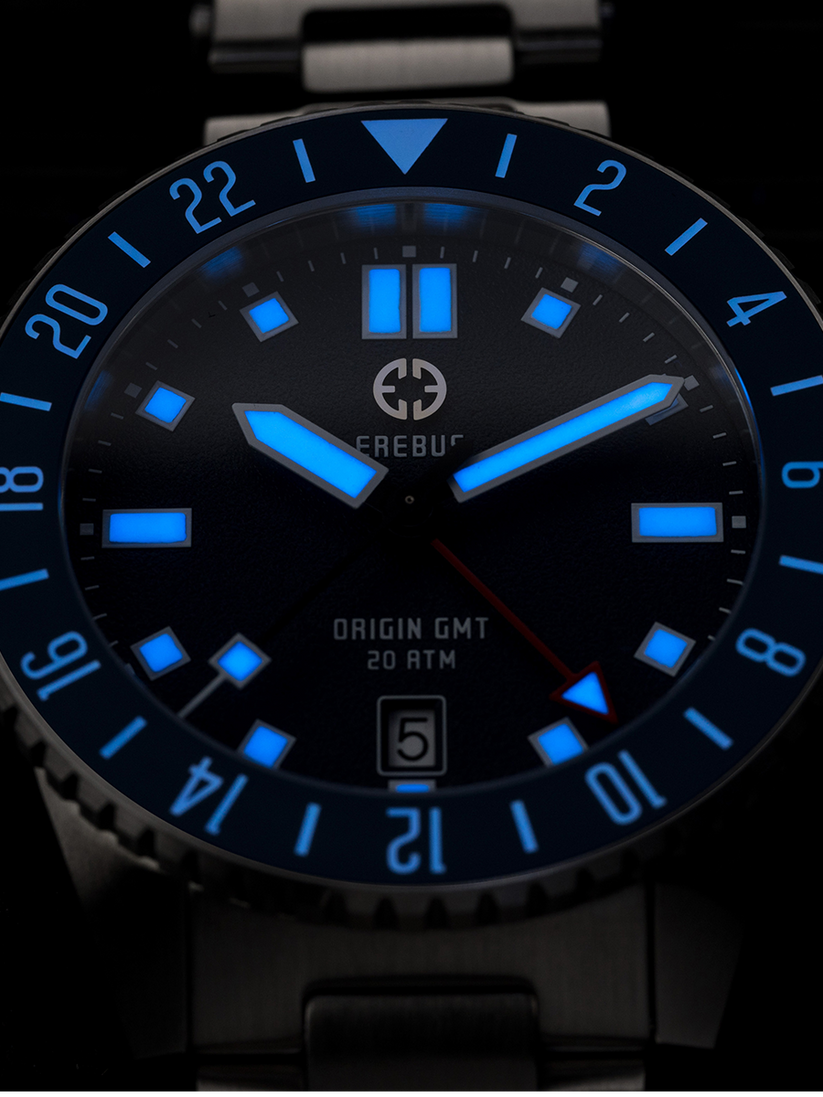 ORIGIN GMT Classic Blue – EREBUS WATCH