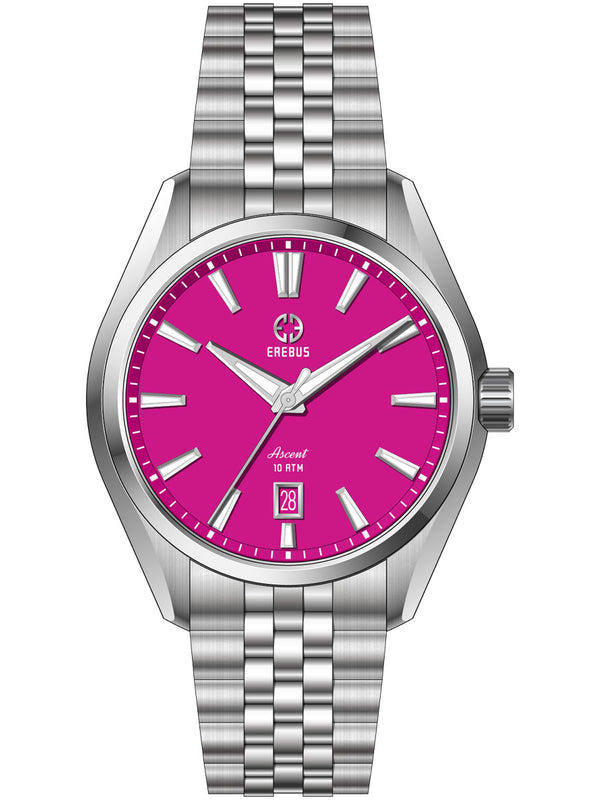 ASCENT 41 Pink Enamel – EREBUS WATCH