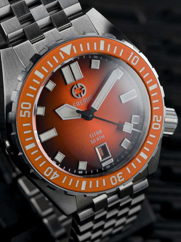 TITAN Orange Fumé – EREBUS WATCH